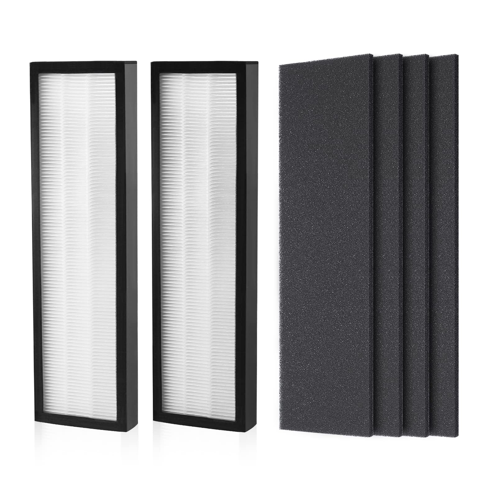 Replacement Filter C Compatible with G-Guardian AC5000 AC5000E AC5250PT AC5350B AC5350W AC5300B Air Purifiers. 3-in-1 True HEPA High Filtration Air Purifier Filter, 2 Pcs