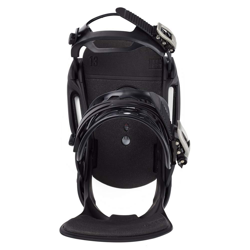 Burton Mens' Cartel EST Snowboard Bindings (Black, Medium (8-11))