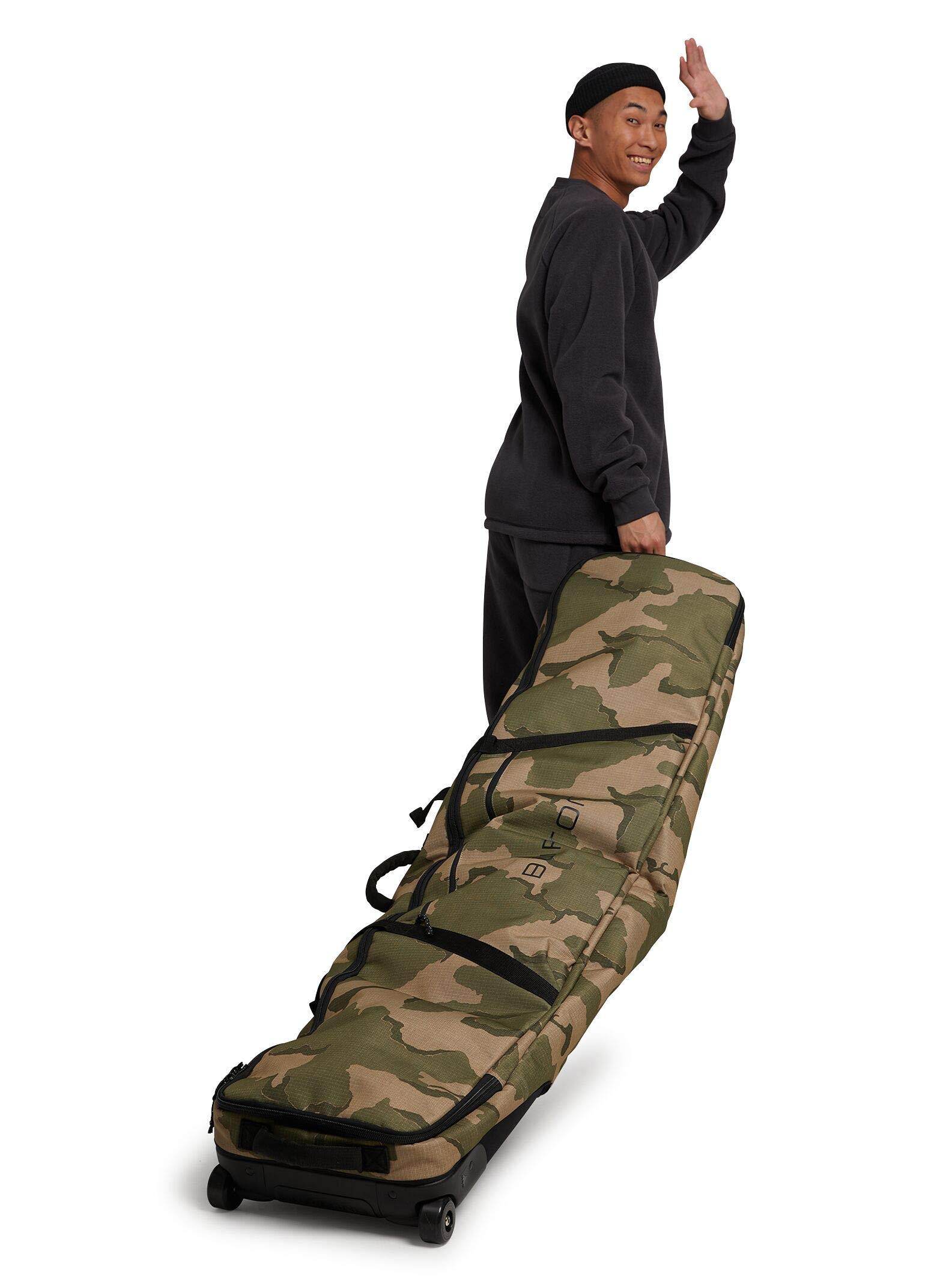Burton Wheelie Board Case Board Bag, Barren Camo Print, 156