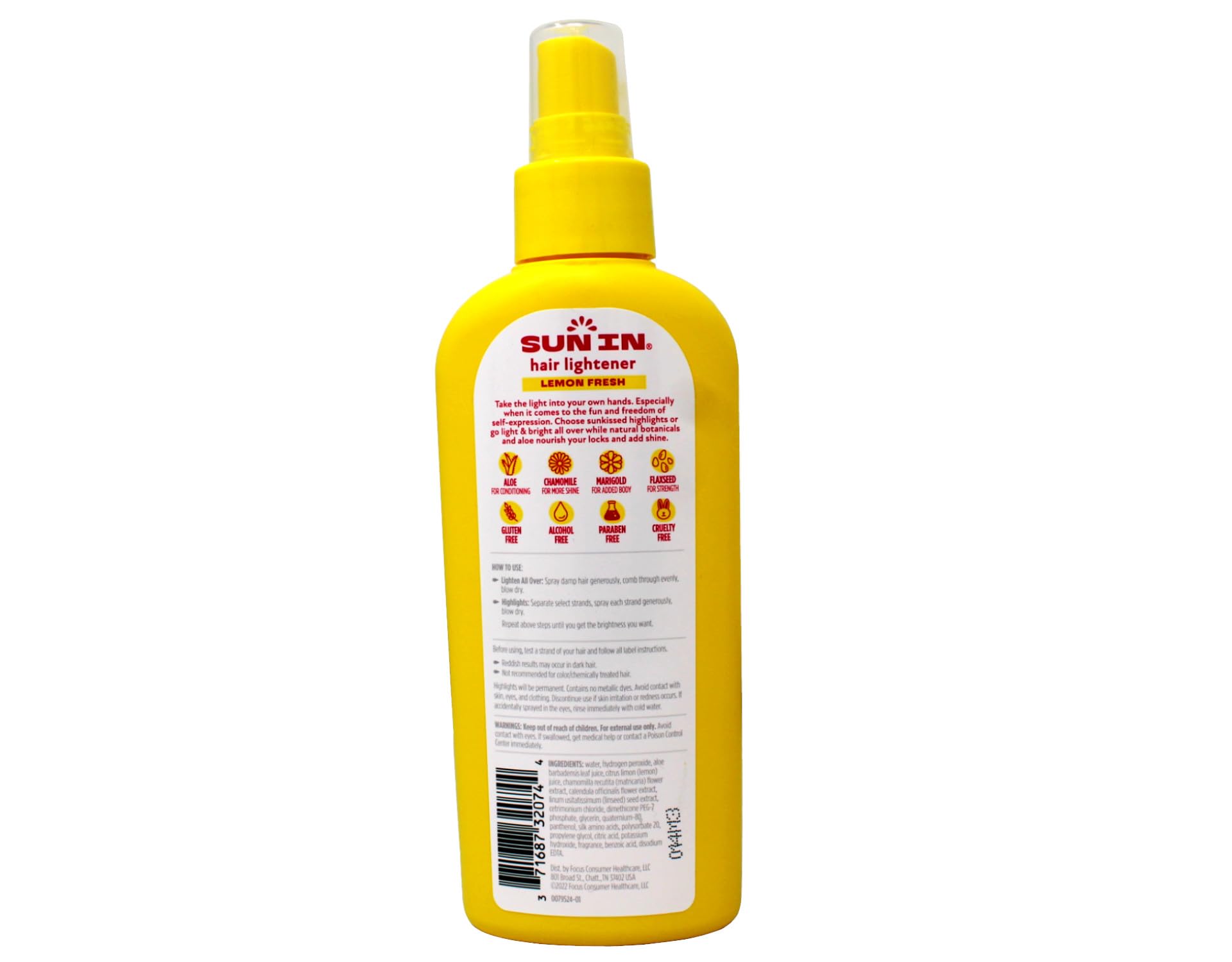 Sun-In Hair Lightener, Lemon, 4.7 Ounce