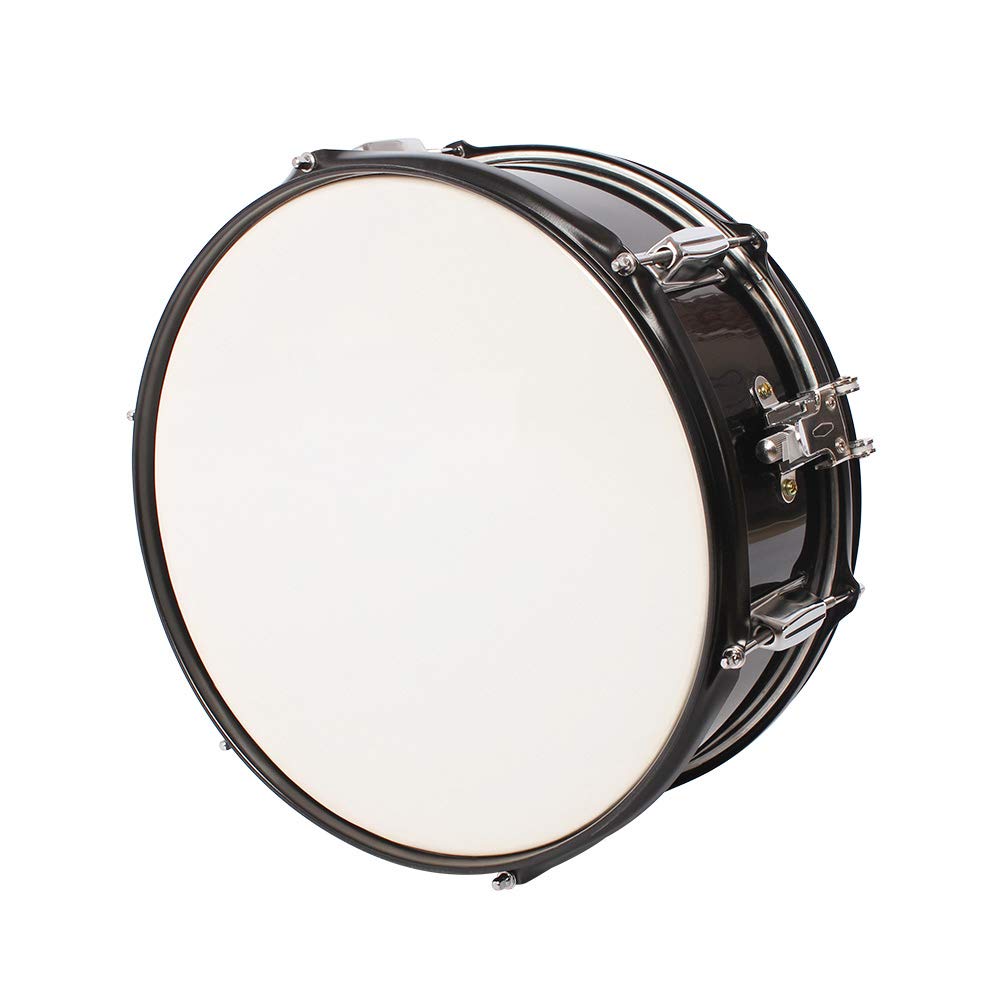 Trlec gt4-ly 14 x 5.5 inches Professional Marching Snare Drum & Drum Stick & Strap & Wrench Kit Black