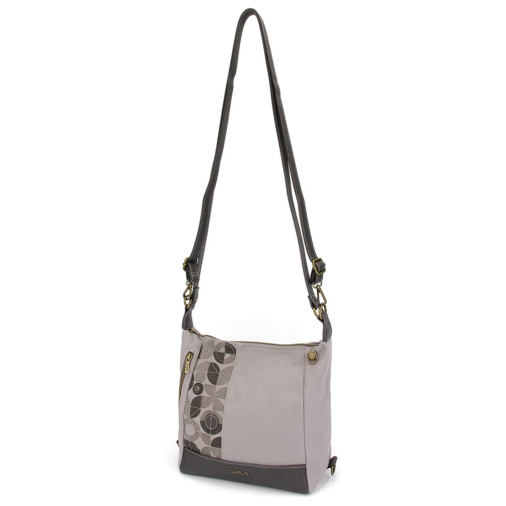 Retro Convertible Purse - Charms Daisy+HOPE - Gray