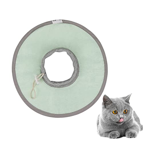 DOITOOL 2 Pcs Pet Protective Collar Pet Healing Cone Pet Pets Lick Cone Cat Recovery Cone -Lick Collar Pet Recovery Cat Collar Elizabethan Pet Collar Headgear Water