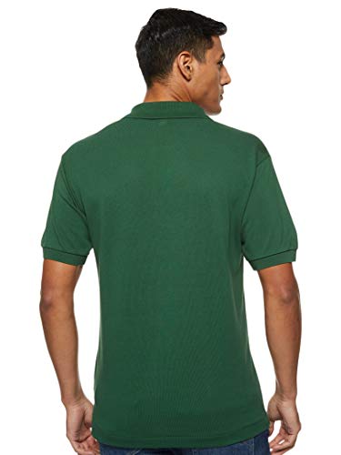 Lacoste Mens Short Sleeve L.12.12 Pique Polo Shirt, Green, XL