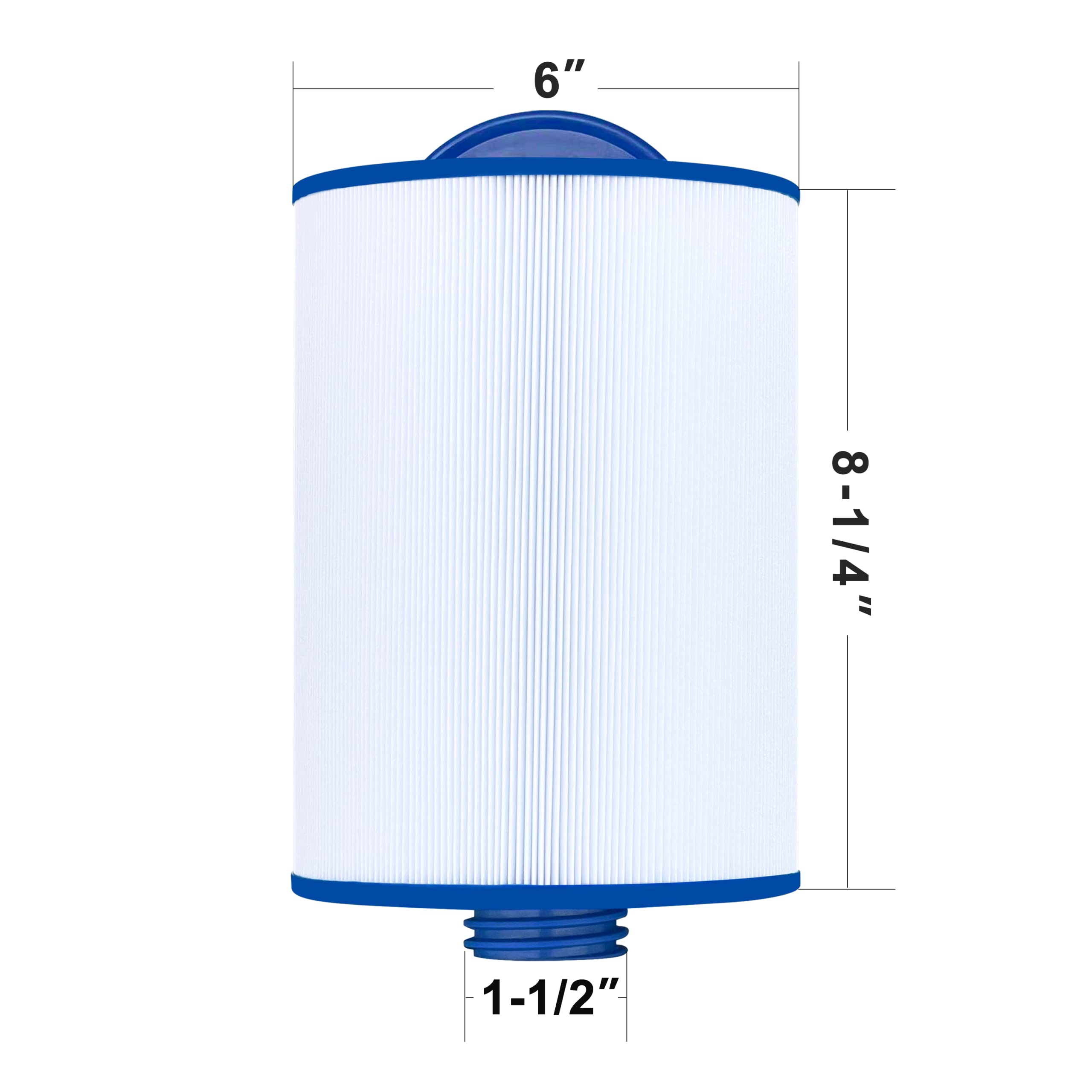 Cryspool Coarse-Thread Spa Filter Compatible with 6CH-940, PWW50P3 (NOT PWW50P4), FC-0359, Waterway Vita Aber,Viking Spa Hot Tub Filter, 45 Sq.Ft,2 Pack