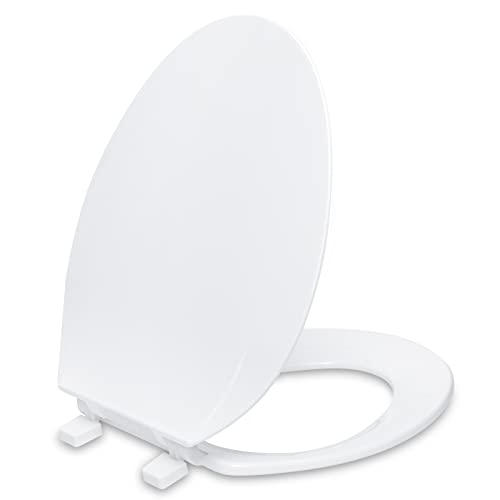 Oblong Toilet Seat elongated Toilet Seats for Standard Toilets Lid White Plastic Toliet Seat Replacement Oval tapa de inodoro