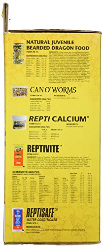 Zoo Med Laboratories SZMFSP2 Bearded Dragon Food Sampler