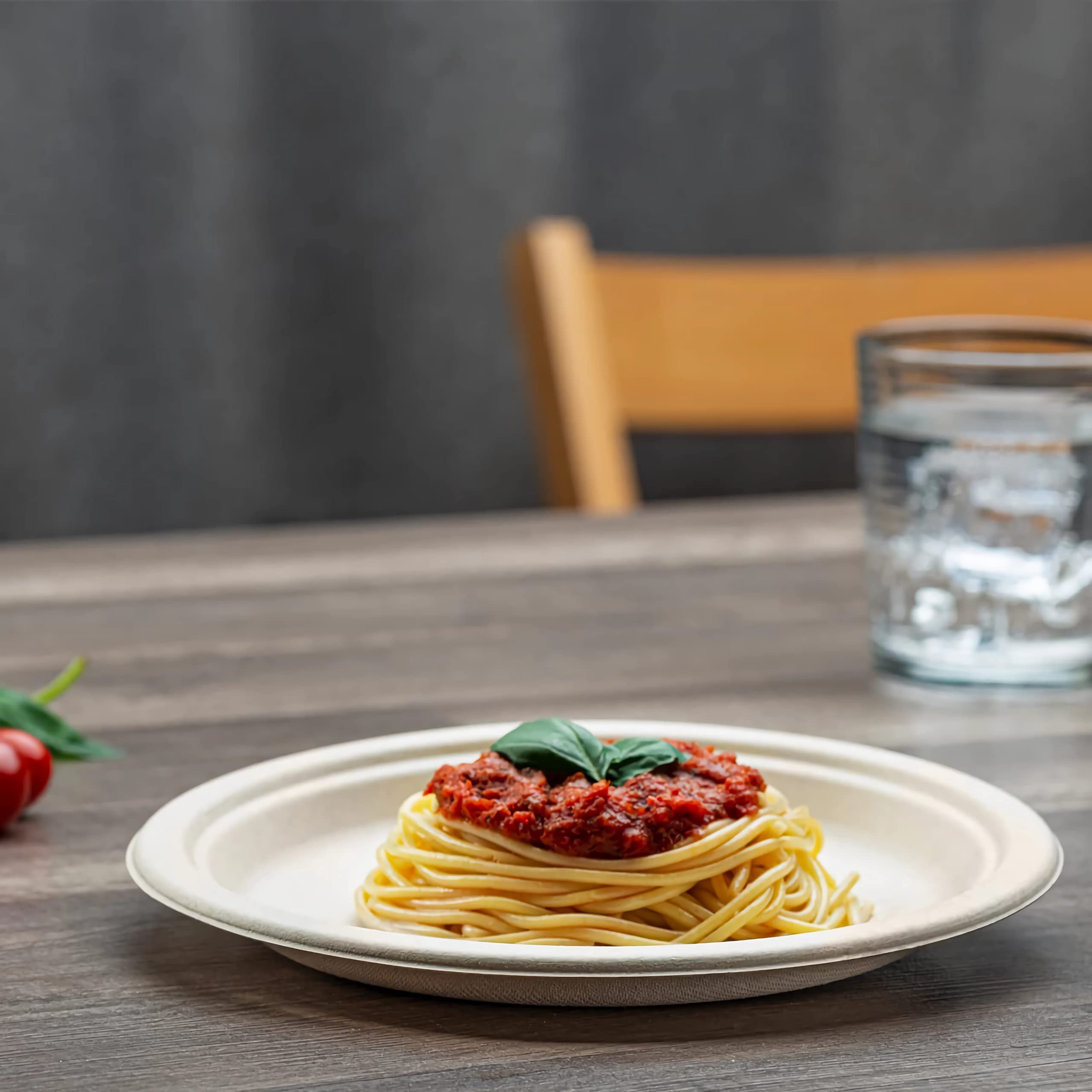Biodegradable Sugar Cane Bagasse Plate Disposable Sugarcane Paper Plates