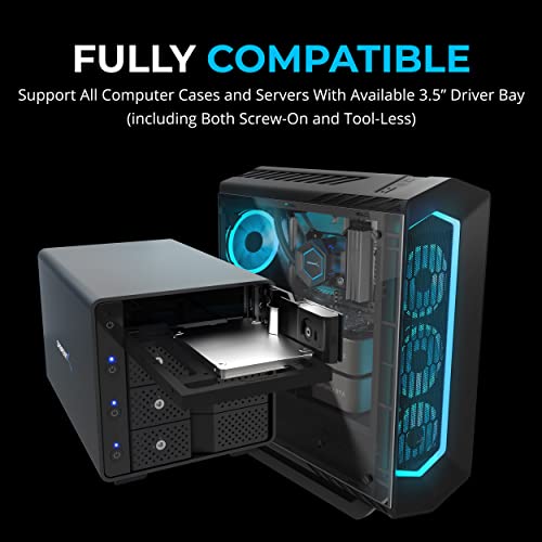 SABRENT 2.5โ SSD & SATA Hard Drive to Desktop 3.5โ SATA Bay Converter Mounting Kit (BK-PCBS)