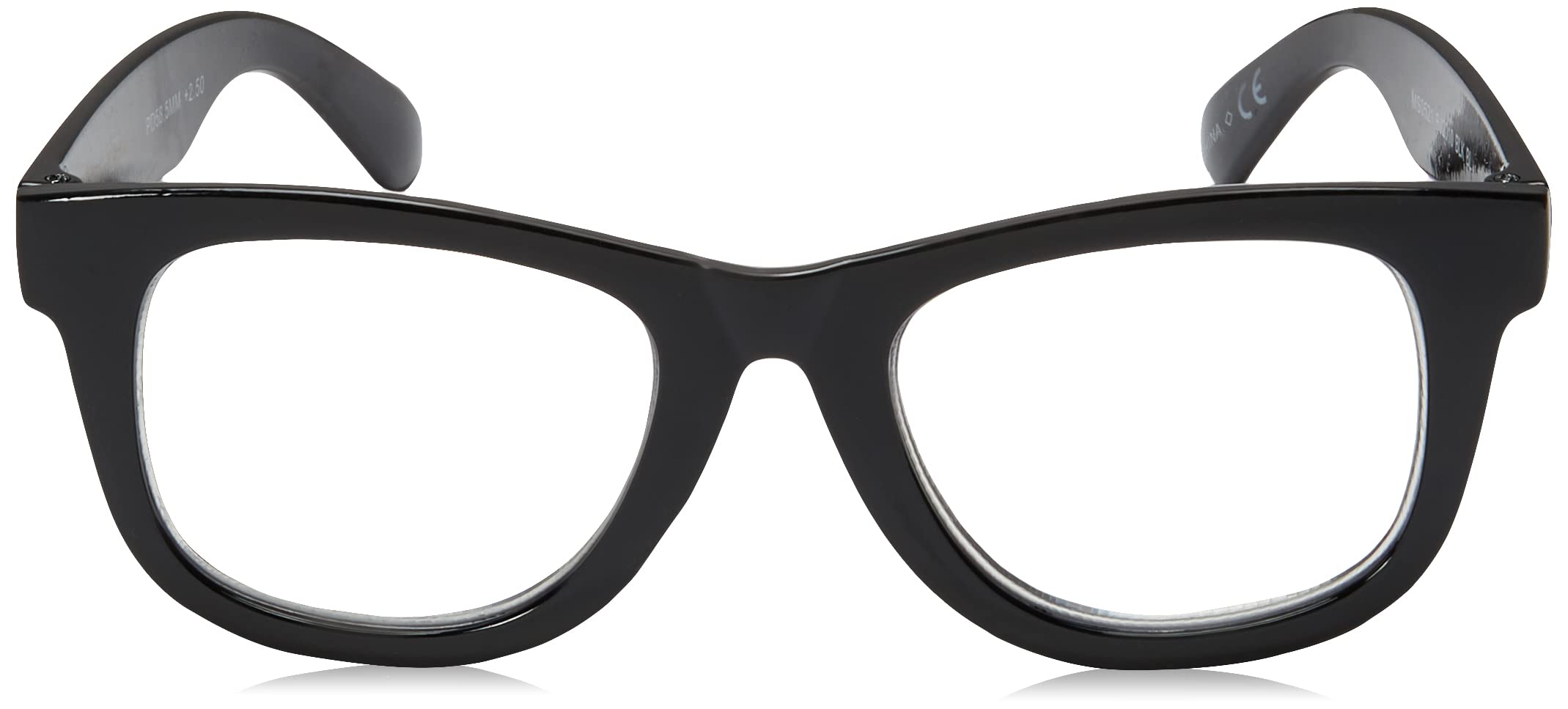 Betsey Johnson Thea Blue Light Glasses Reading Glasses, Shiny Black, 142mm US
