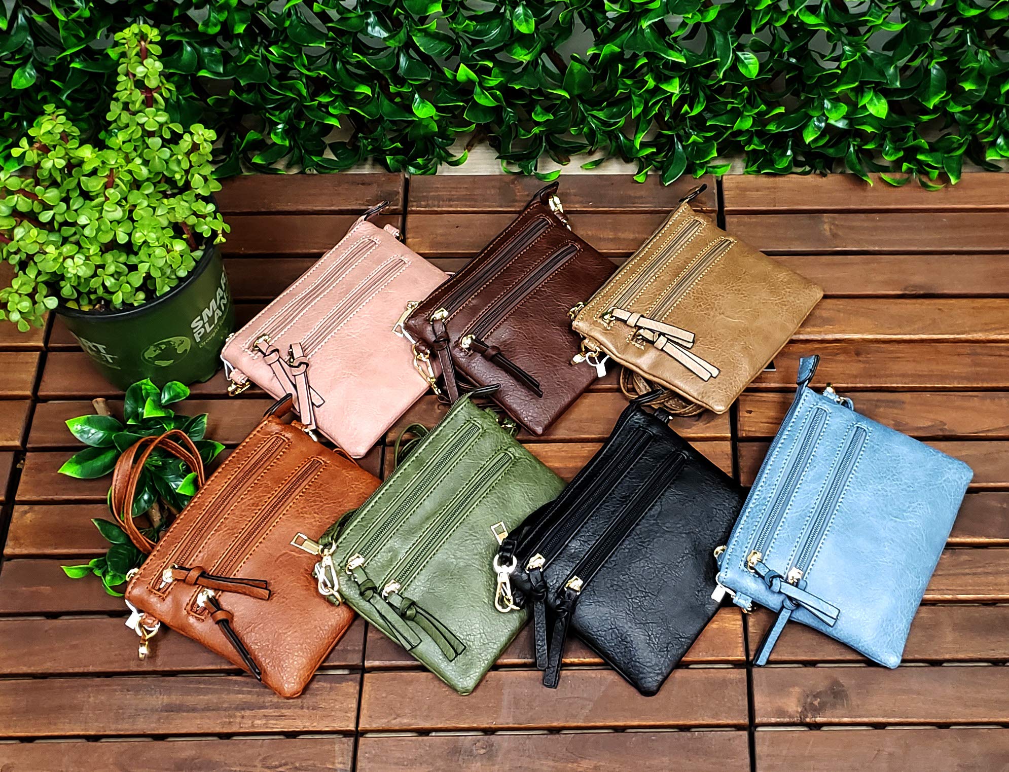 Multi Pocket Versatile Cross Body Black