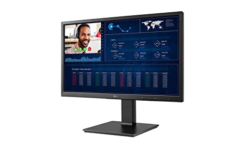 LG 24” 24CN650N-6A FHD IPS TAA All-in-One Thin Client with Quad-core Processor, Built-in FHD Webcam & Speaker