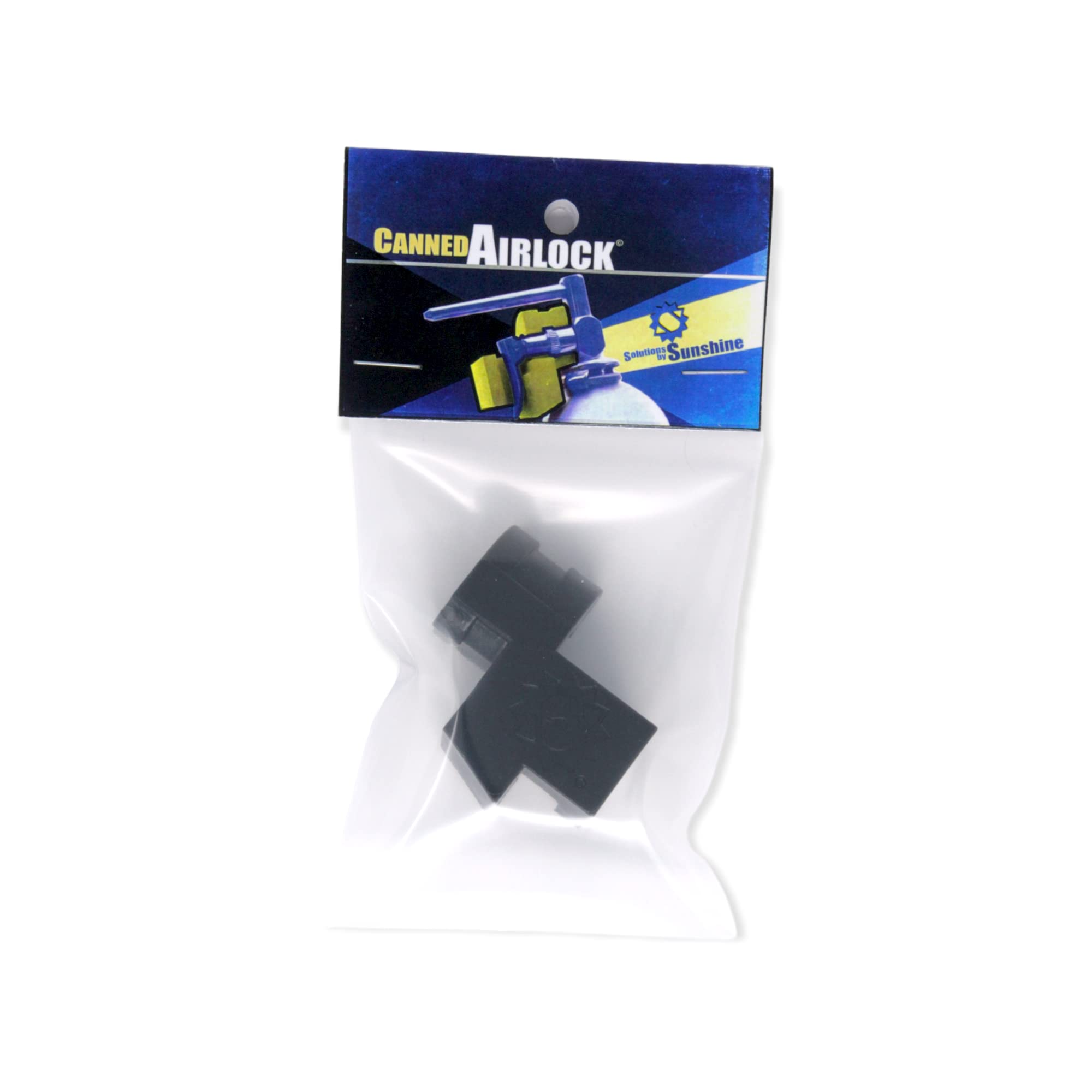 Canned Airlock Safety Tool for Falcon Dust-Off Chrome Valve Canned Air (Blue)
