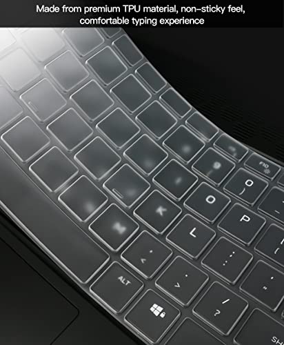 Keyboard Cover Skin for Dell Alienware m17 R5, Alienware m15 R7, Alienware M16 R1, Alienware x15 R1 R2 15.6" & x17 R1 R2 17.3", Alienware m15 R5 R6 R7 15.6", Dell G16 7630 7620 Gaming Laptop, TPU