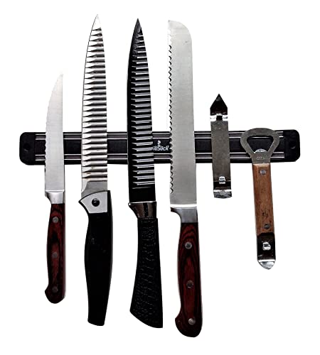 SiliSlick 12β/30.5cm Magnetic Knife Bar - Organize Kitchen Knives, Tool Holder, Utensil Organizer, Storage Rack