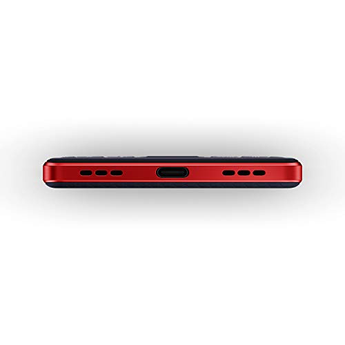 BlackBerry KEY2 LE (Lite) Dual-SIM (64GB, BBE100-4, QWERTZ Keypad, GSM Only, No CDMA) Factory Unlocked 4G Smartphone (Atomic Red) - International Version