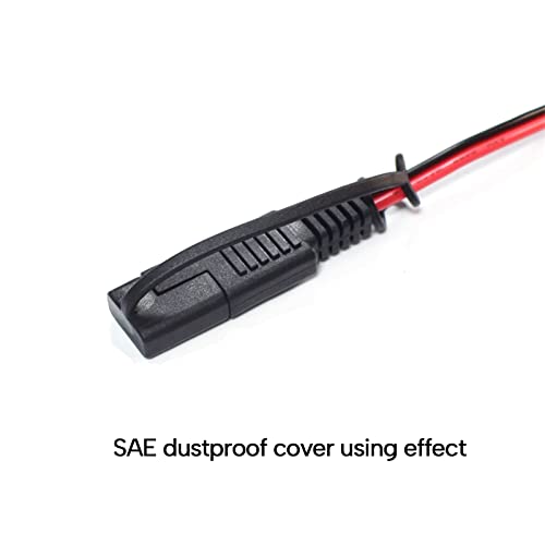 Cici store 5X SAE Waterproof Cover SAE Adapter Charger Cable Power Solar Automotive-Connector Dustproof Cover Cases DIY Accessories