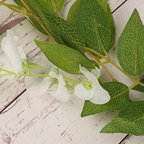 You's Auto Artificial Flowers, Bouquet Decor Realistic Flower,Bridal Wedding Bouquet for Wedding Home Birthday Party Arrangment Garden Decoration (White)