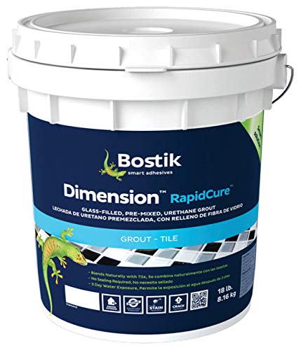 Bostik Dimension StarGlass Grout 671 Hematite 9 lbs