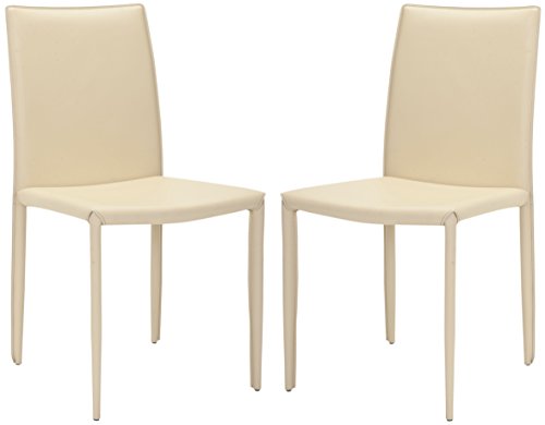 Safavieh Home Collection Karna Modern Cream Dining Chair (Set of 2)