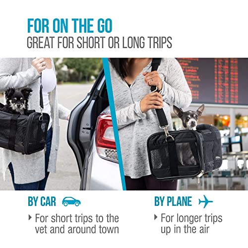 Sherpa® Original Deluxe™ Airline Approved Pet Carrier, Medium, Black