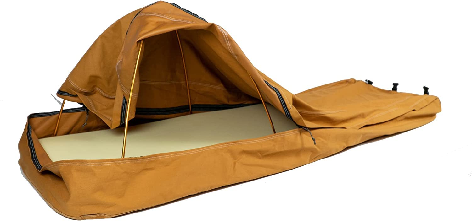 Canvas Cutter Fortress Sleep System - Waterproof Bedroll for Hiking, Camping and Backpacking - Durable Camping Essentials Made from Heavy Duty Canvas - Bedroll Bundle