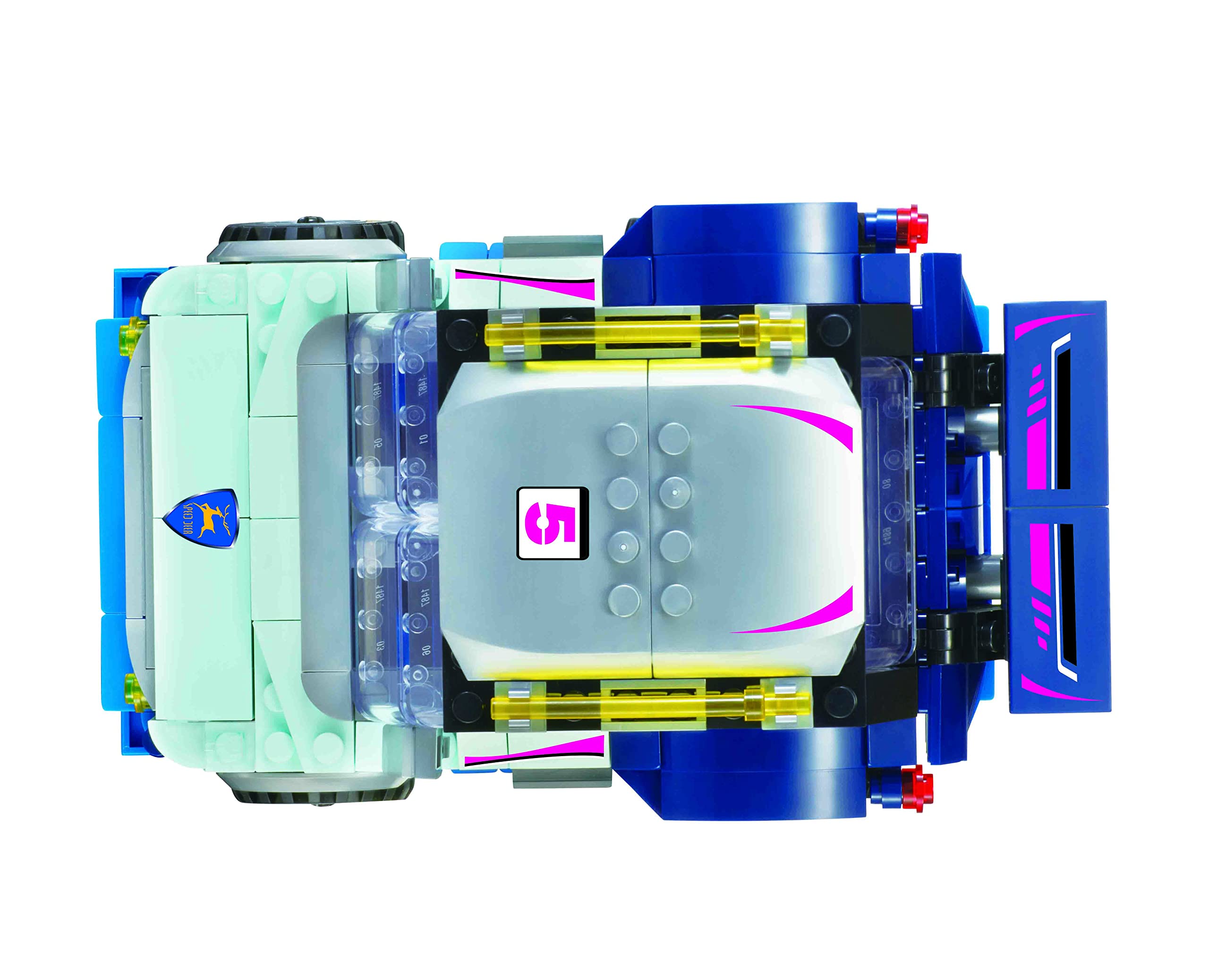 Wise Block Radio Control RC Building Set - 2.4GHz - Off-Road Racer - 289 Piece Kit - Compatible with Lego and Other Leading Brands (US389105)