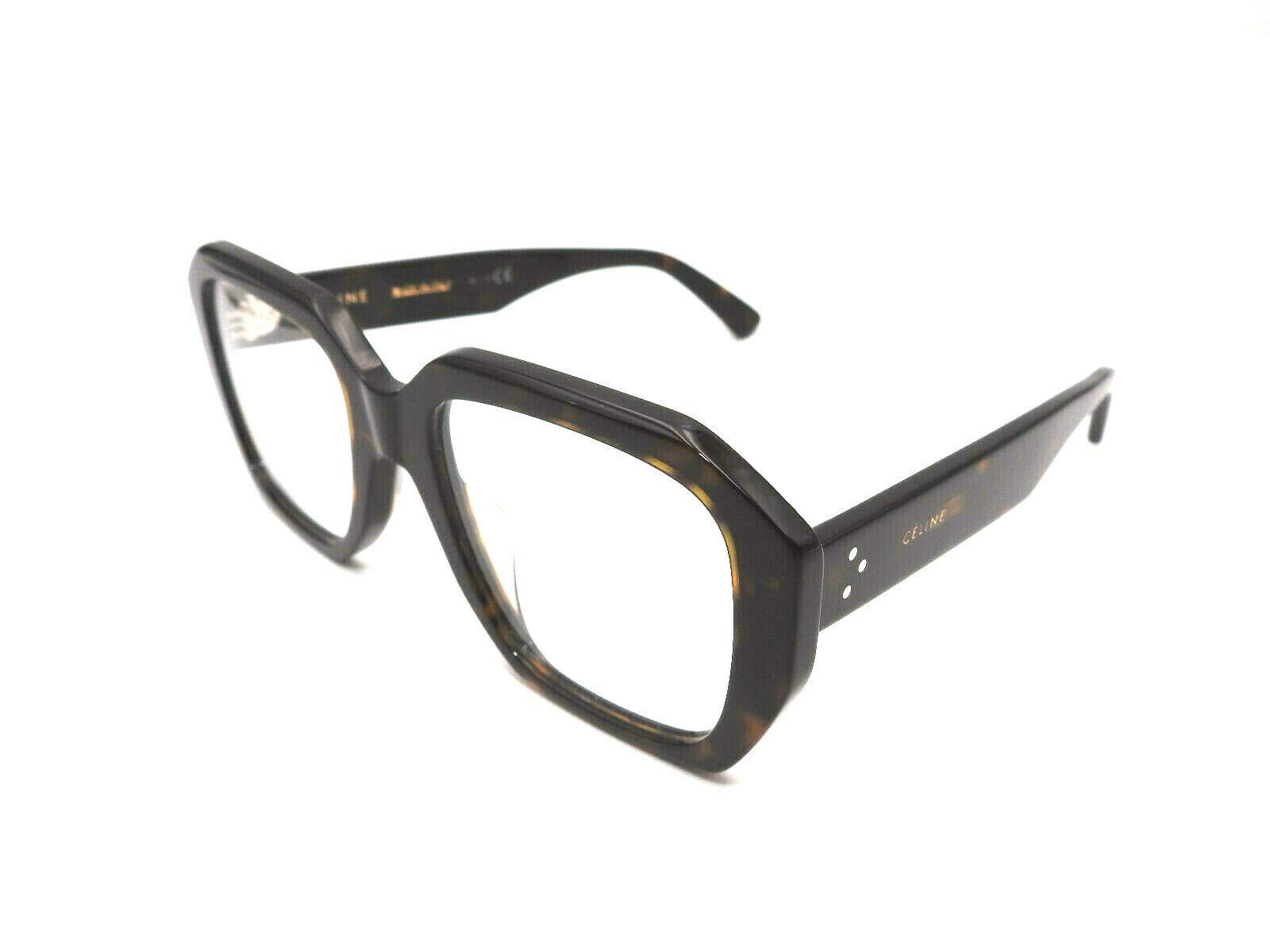 Celine CL50017I - 052 ACETATE Eyeglass Frame Dark Tortoise 51mm
