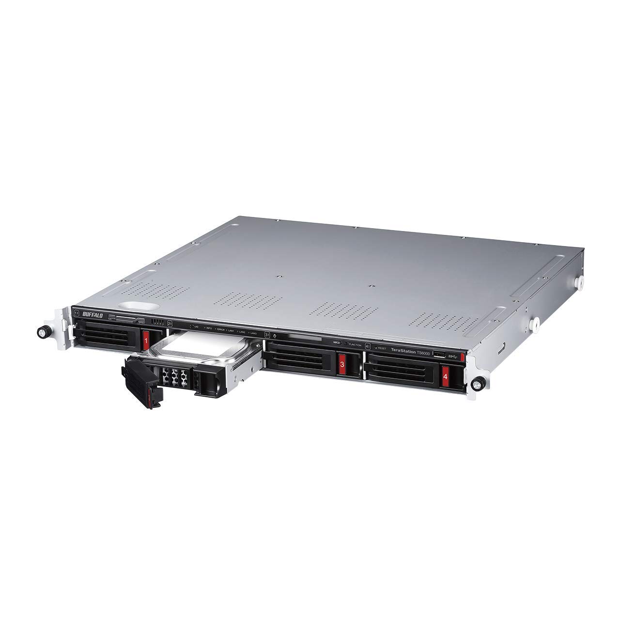 BUFFALO TeraStation 6400RN 32TB (4x8TB) Rackmount NAS with HDD Included + Snapshot Protection Against Ransomware / 4 Bay / 10GbE / Storage Server/NAS Server/NAS Storage/Network Storage/File Server