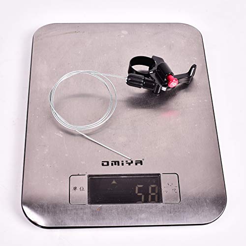 BESNIN Bike Remote Lockout Lever, Aluminum Alloy Mountain Bicycle Fork Lock Control Parts,MTB Accessories Lever Handlebar for Road Bike with Cable Wire