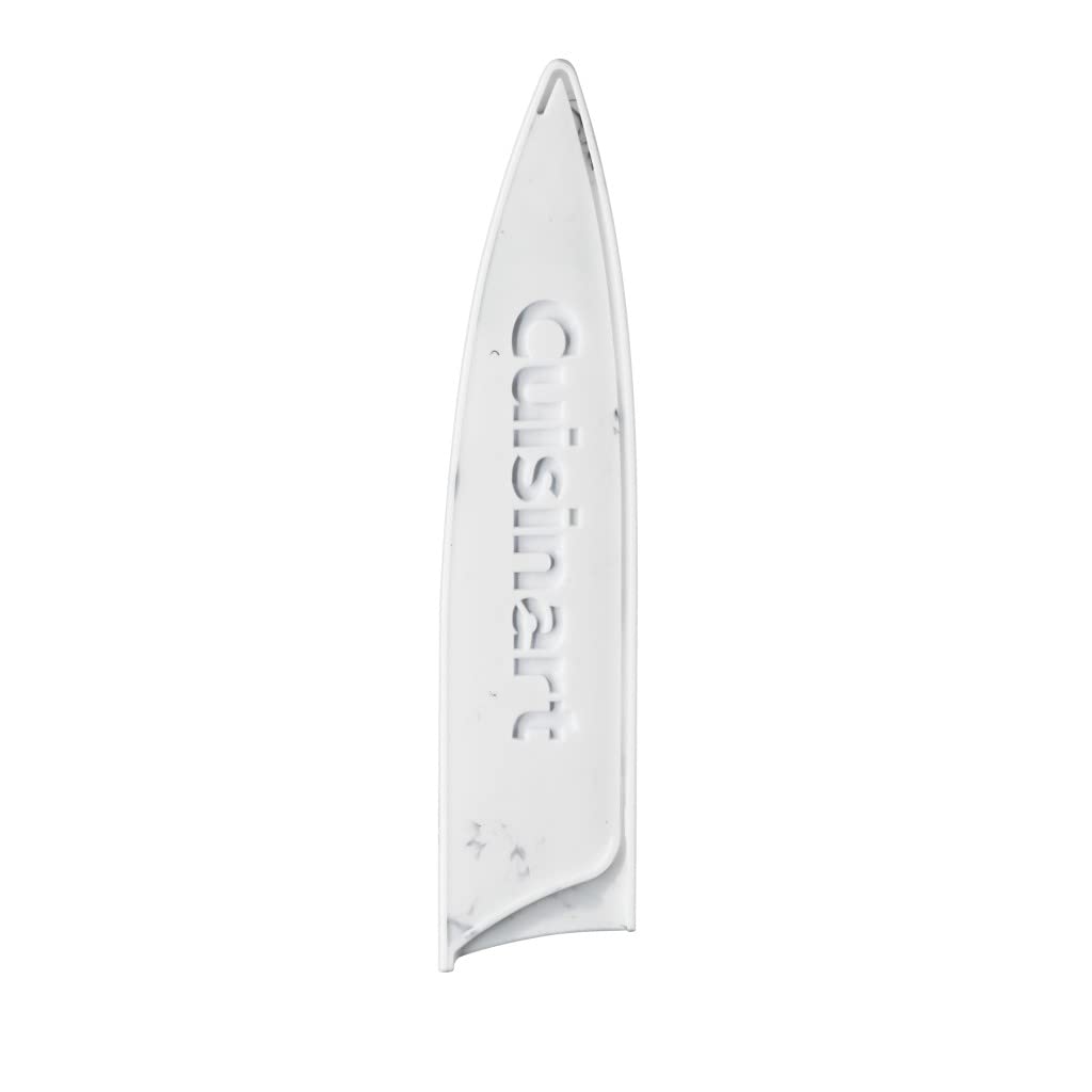 Cuisinart C55CB-7MB Advantage Faux-Marble Cutting Board and Cutlery Set, 7 PC, White/Black