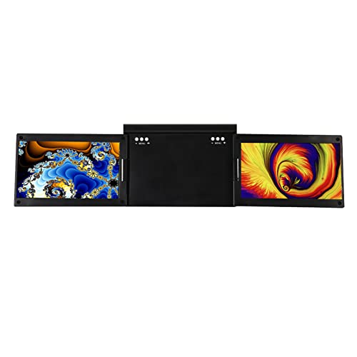 Dual Screen Laptop 13.3 Inch IPS Dual Extender Screen Full View Home Portable Green HDR Technology (X50-A US Plug)