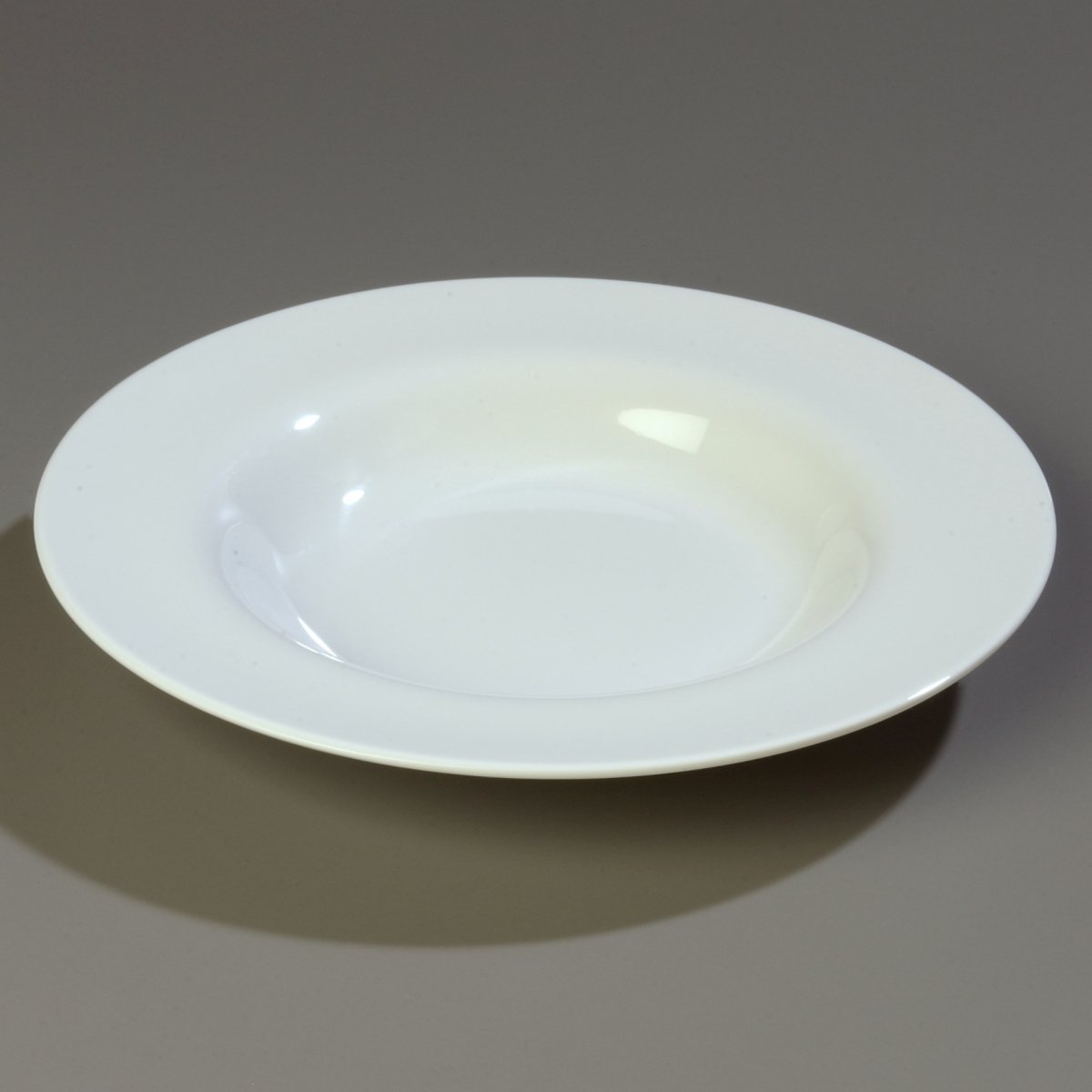 CFS 4303002 Durus Melamine Chef Salad / Pasta Bowl, 12", White (Pack of 12)
