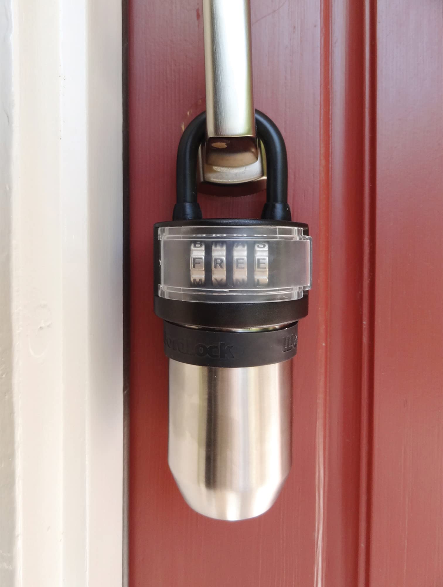 WordLock Key lock box β large capacity Secure Realtor Storage Lockbox with 4 Letter Word combination - Indoor / Outdoor Use for surfers, beach and sports