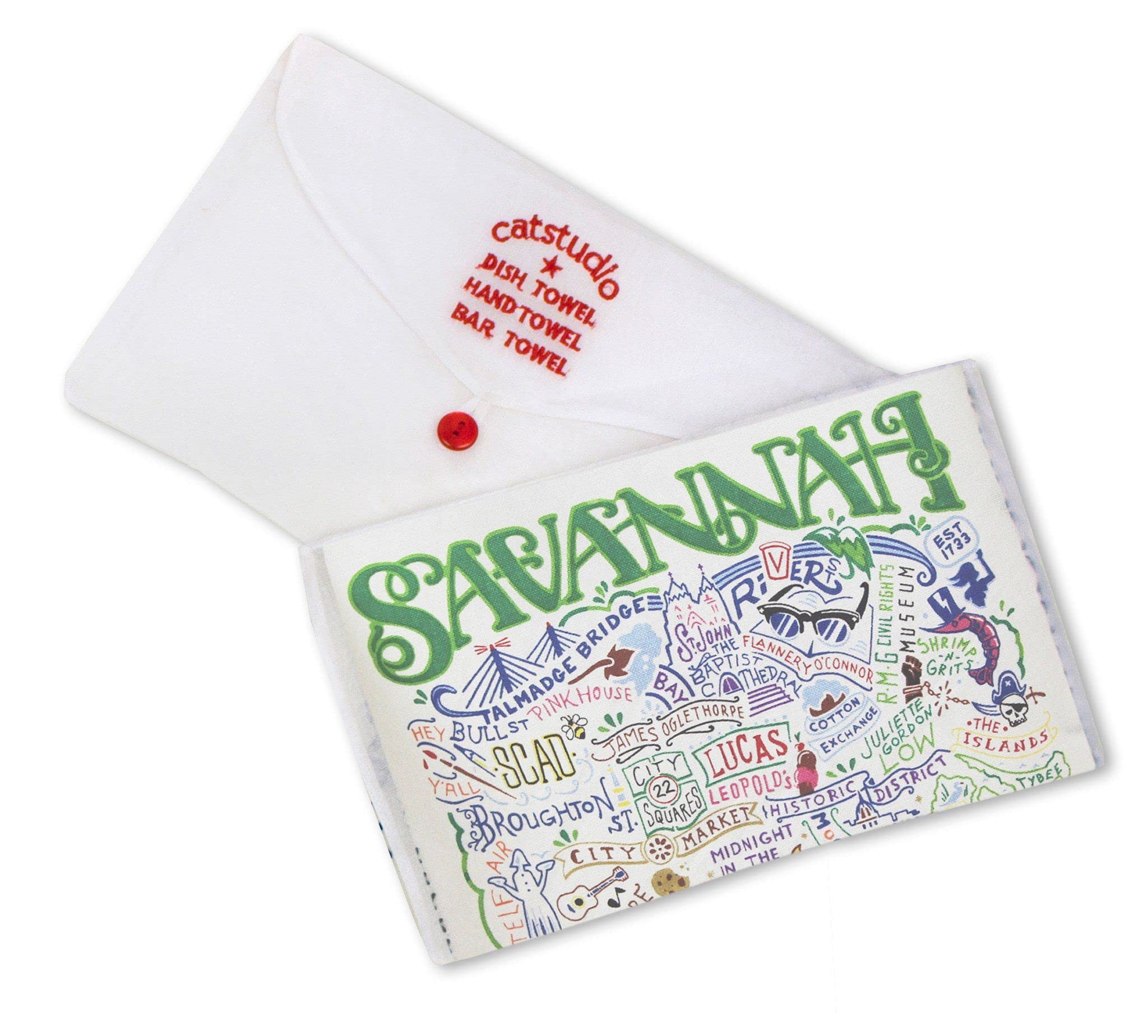 Catstudio Savannah Dish & Hand Towel | Great for Kitchen, Bar, & Bathroom
