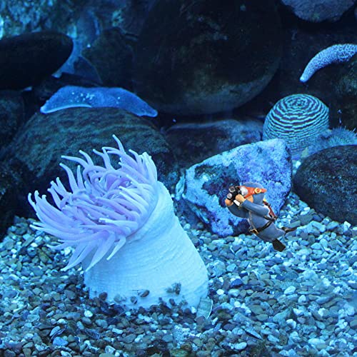 onesimcr ,Aquarium Decorations, Lovely Diver Fish Tank Decorations, Floating Device Fish Tank Accessories,Suitable for All Kinds of Fish Tanks