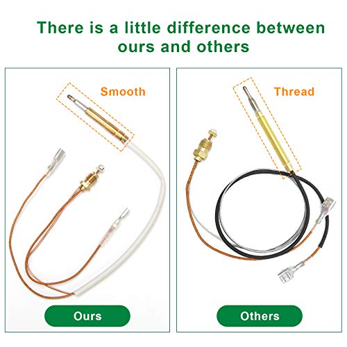 Coolrunner Gas Patio Heater Repair Replacement Parts Outdoor Heaters Safety Kits Thermocouple (M8 x1) and FD4 Dump Switch for Propane Gas Patio Heater