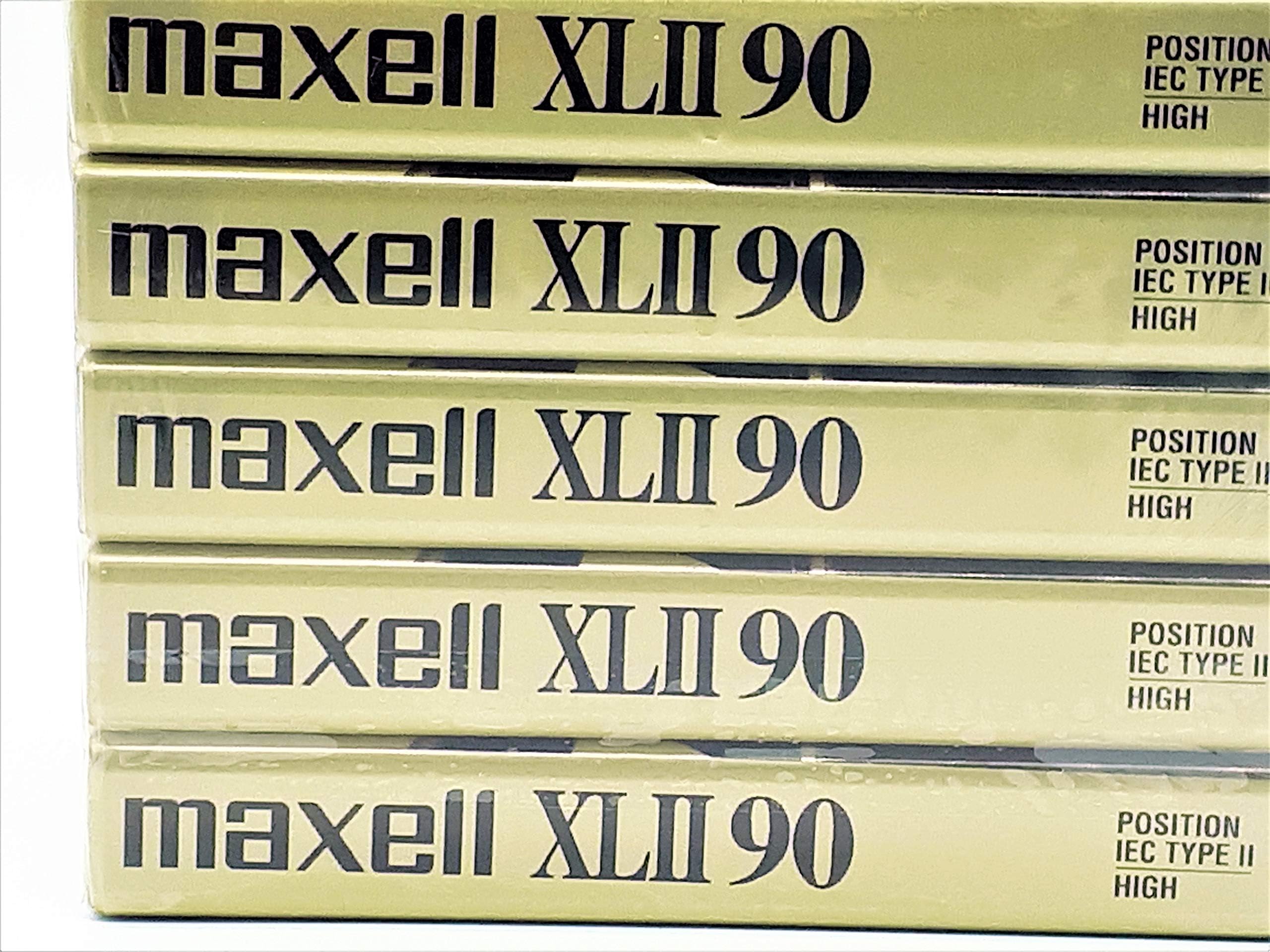 Xlii 90 High Bias Audio Cassette Tape -5-Pack