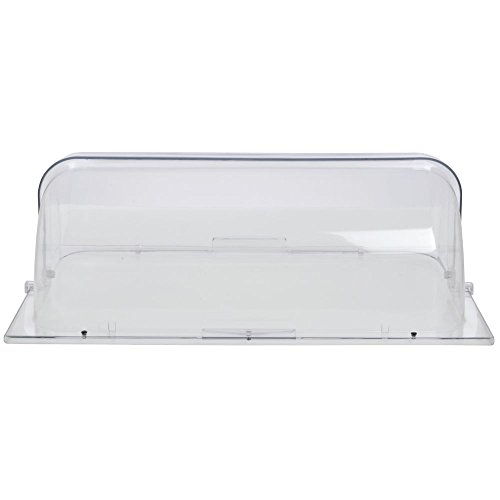 Chafer Cover Full Size Clear Polycarbonate Rolltop- 21" L x 13" W x 7" H