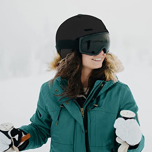 Retrospec Zephyr Ski Helmet - Snowboard Helmet for Adults & Youth- Adjustable Fit Snow Helmet with Protective Shell, and Breathable Vents for Men, Women, Boys and Girls