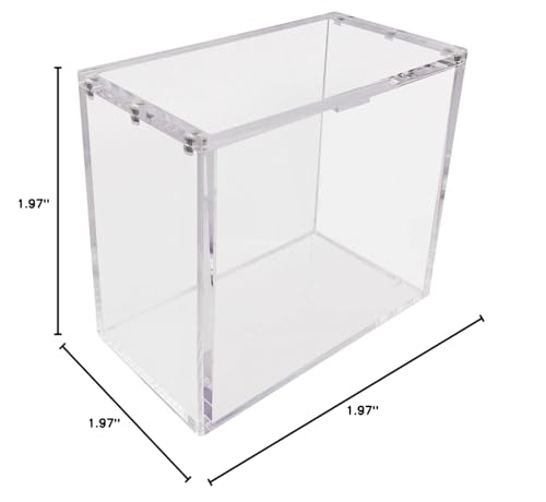 Ultra PRO - Acrylic Display Box for Pokémon Booster Pack - Protect Your Collectible Cards, and Gaming Cards in Original in Box Condition, Card Protector (3.08" W x 4.95" D x 5.51" L)
