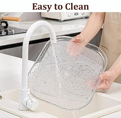 Lazy Susan for Refrigerator, Lazy Susan for Refrigerator Rectangular, Square Lazy Susan Turntable Organizer, Rectangular Turntable for Refrigerator
