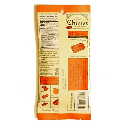 Chimes' Ginger Chews - Variety 3 Pack - Original, Mango, and Orange