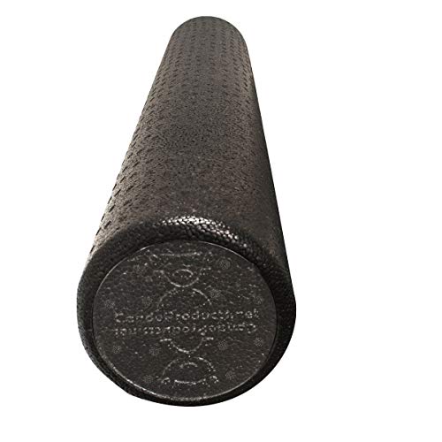 CanDo 30-2291-72 Black Composite Roller, Half Round, 6" Diameter x 12" Length