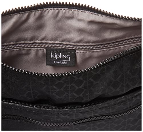 Kipling Women’s Arto Crossbody, Lightweight Everyday Purse, Casual Nylon Shoulder Bag, Signature Emb
