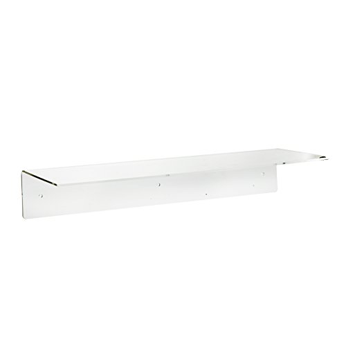 SOURCEONE.ORG Source One Deluxe 12, 16 & 24 Inch Clear Acrylic Floating Wall Mount Shelves, Sold in Sets of Two (24 Inch)
