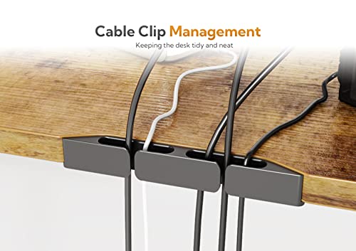 Claiks Triple Motor L Shaped Standing Desk, 63 x 55 inch Corner Stand Up Desk, Adjustable Height Desk with Splice Board, Black Frame/Rustic Brown Top