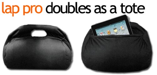 LAP PRO - Stand/Tray, Universal Beanbag Lap Stand/ for iPad, Pro, Air, & all Tablets, E-Readers, Books & Magazines - Bed, Couch, Travel - Adjustable Angle; 0 - 89 deg. 1st RUN SOLD OUT IN 2 WEEKS!..