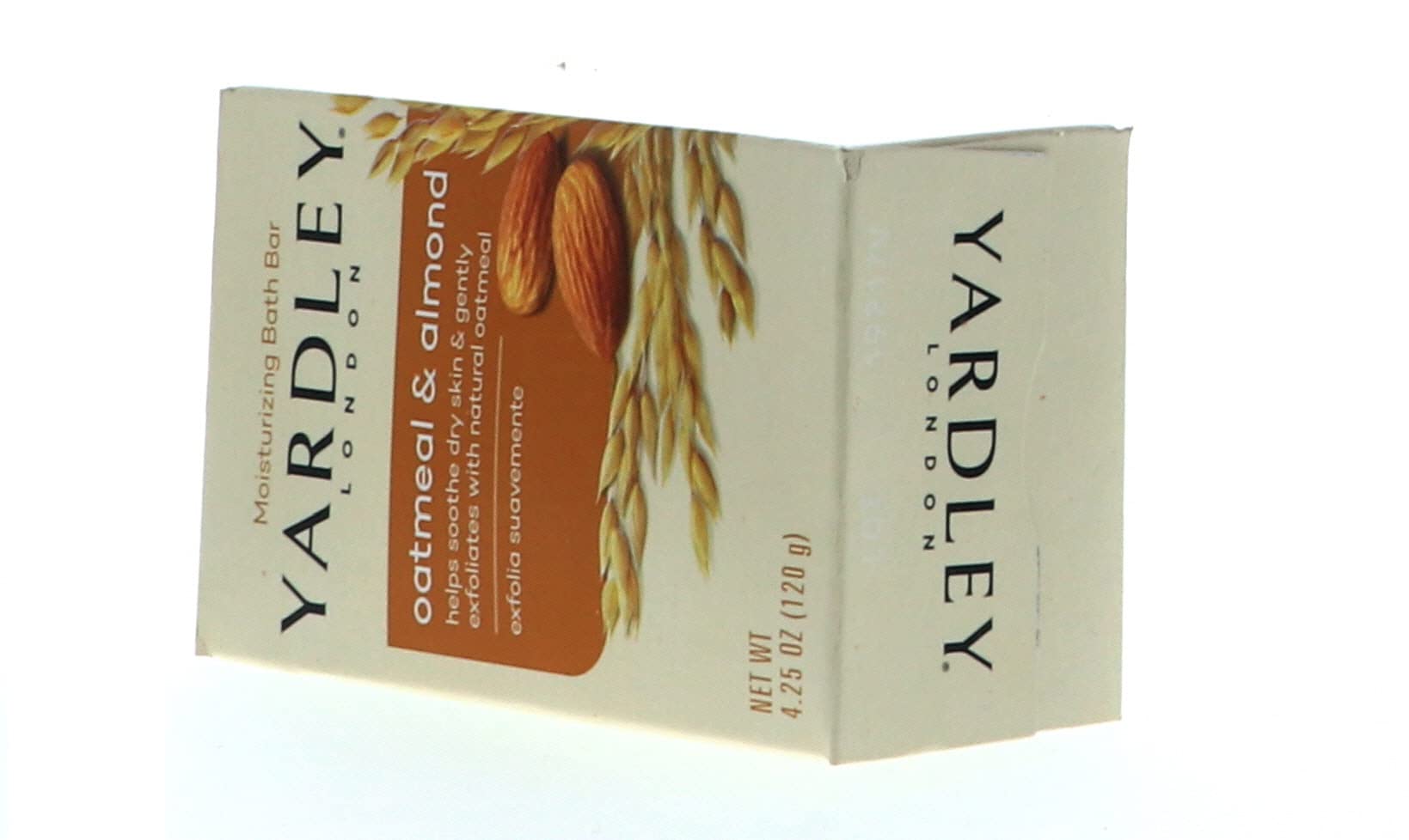 Yardley London Oatmeal and Almond Naturally Moisturizing Bath Bar, 4.0 oz. (Pack of 8)