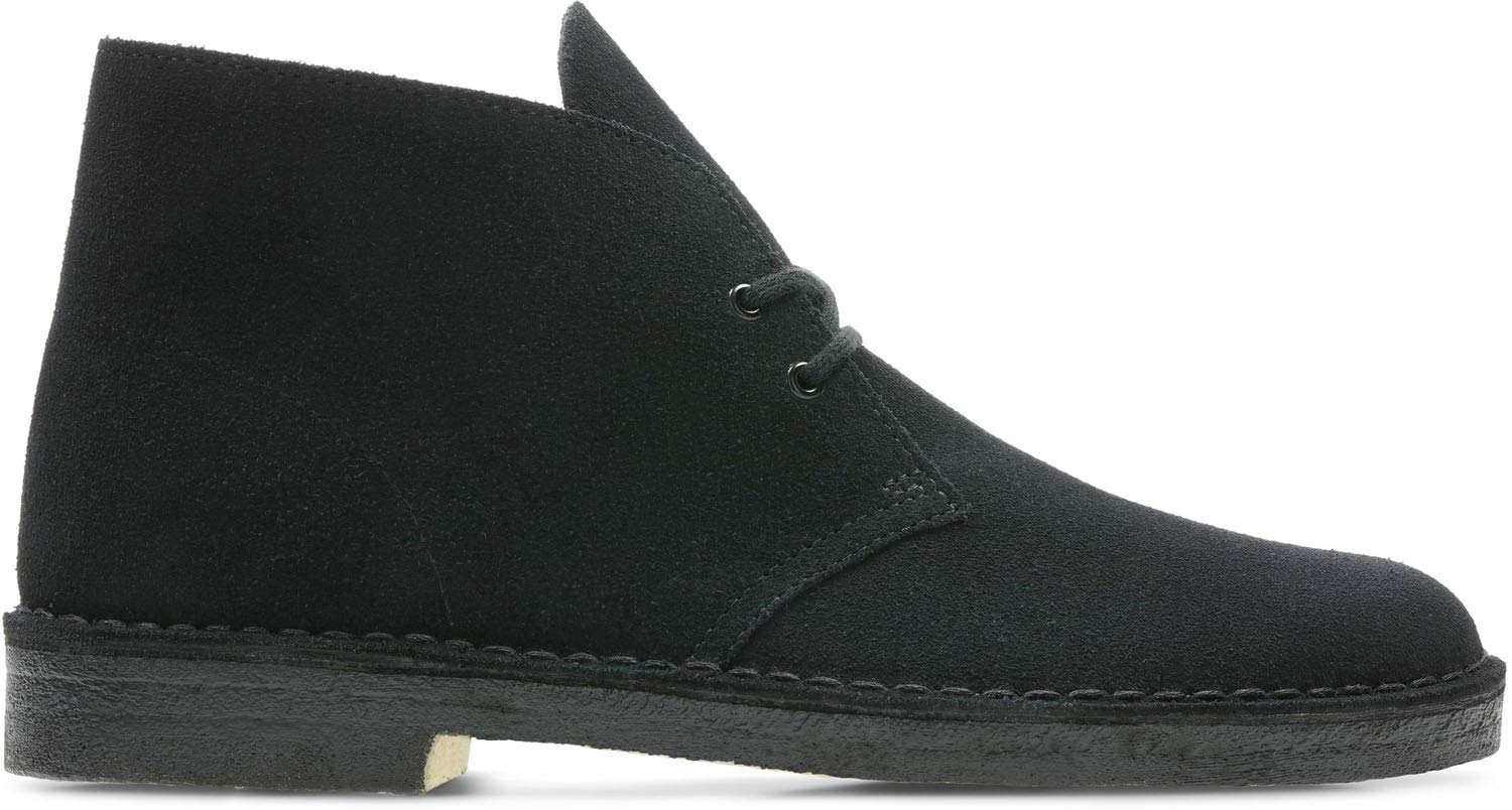 Clarks - Mens Desert Boot - Mo Boots, Size: 15 M US, Color: Black Suede